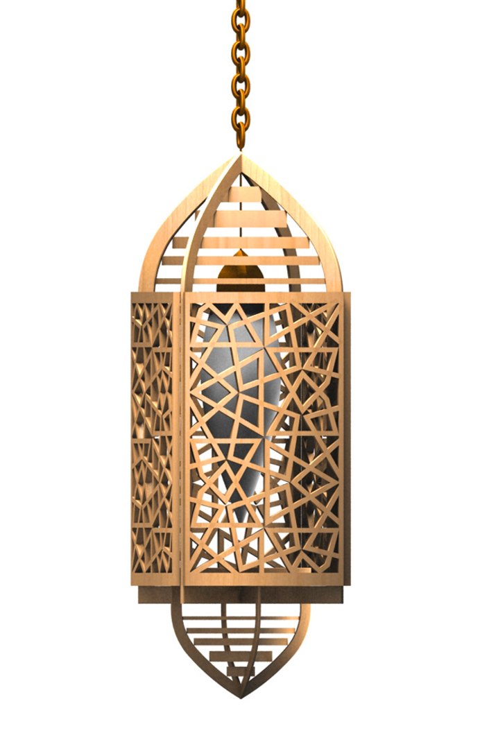 Islamic Lamp 3d Model