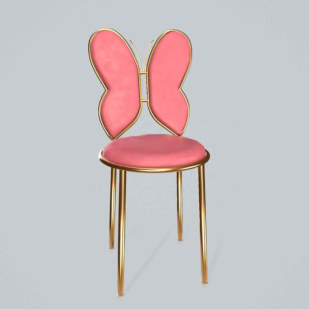 Butterfly Vanity Chair 3D Model - TurboSquid 1962726