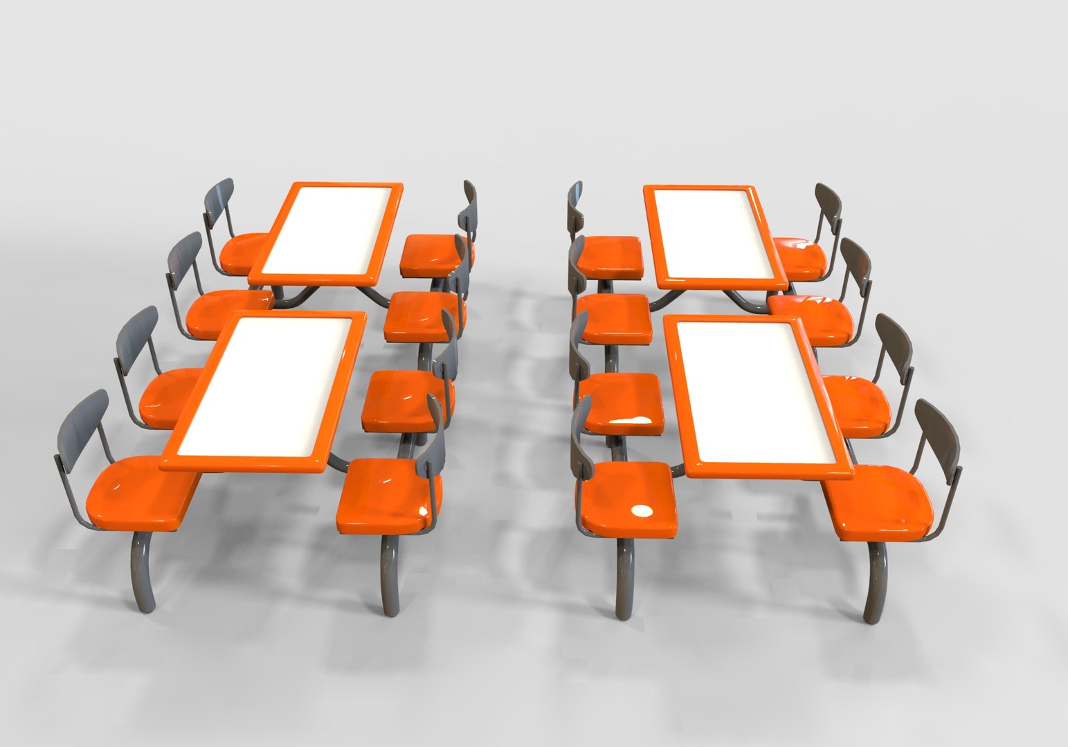3d Model Table Chair Set
