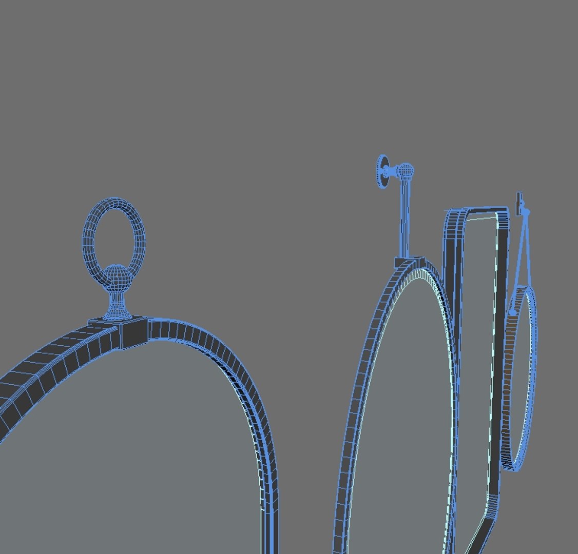 3D Waterworks Mirrors - TurboSquid 1613983