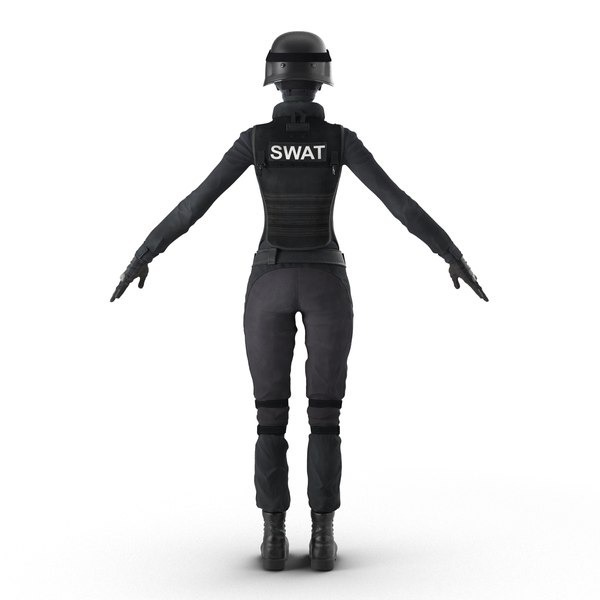 SWAT 여자 3 차원 모델 3D 모델 - TurboSquid 941429