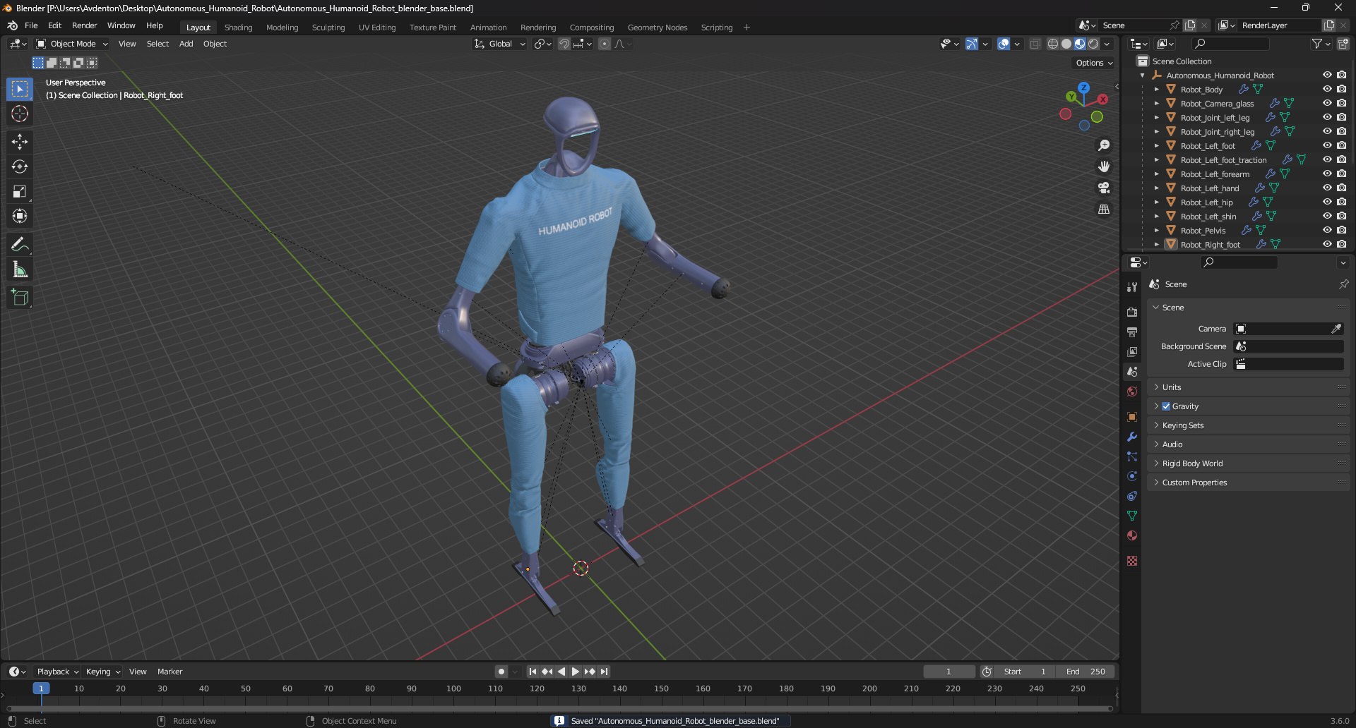 Autonomous Humanoid Robot 3D Model - TurboSquid 2321001