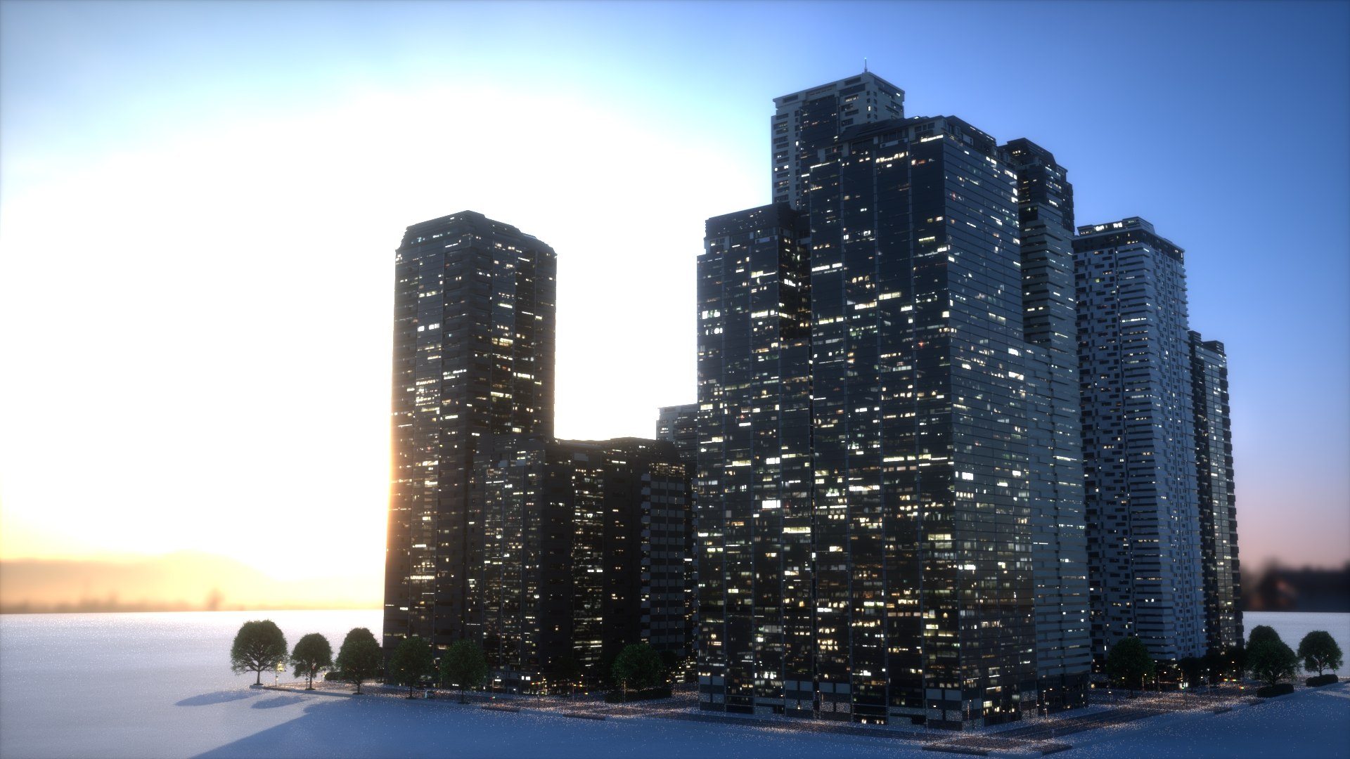 City Block Type B40 3D Model - TurboSquid 2092369