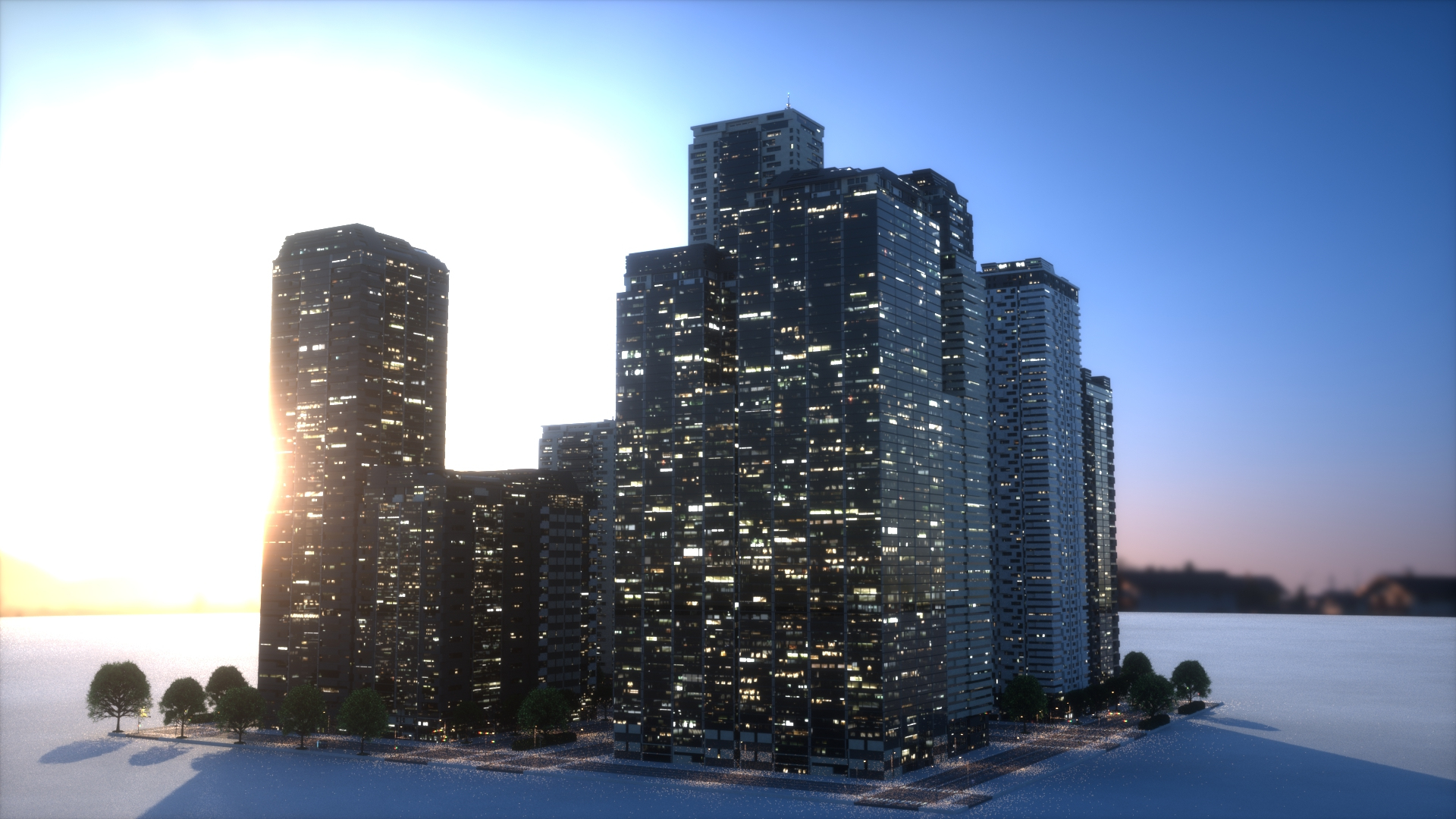 City Block Type B40 3D Model - TurboSquid 2092369