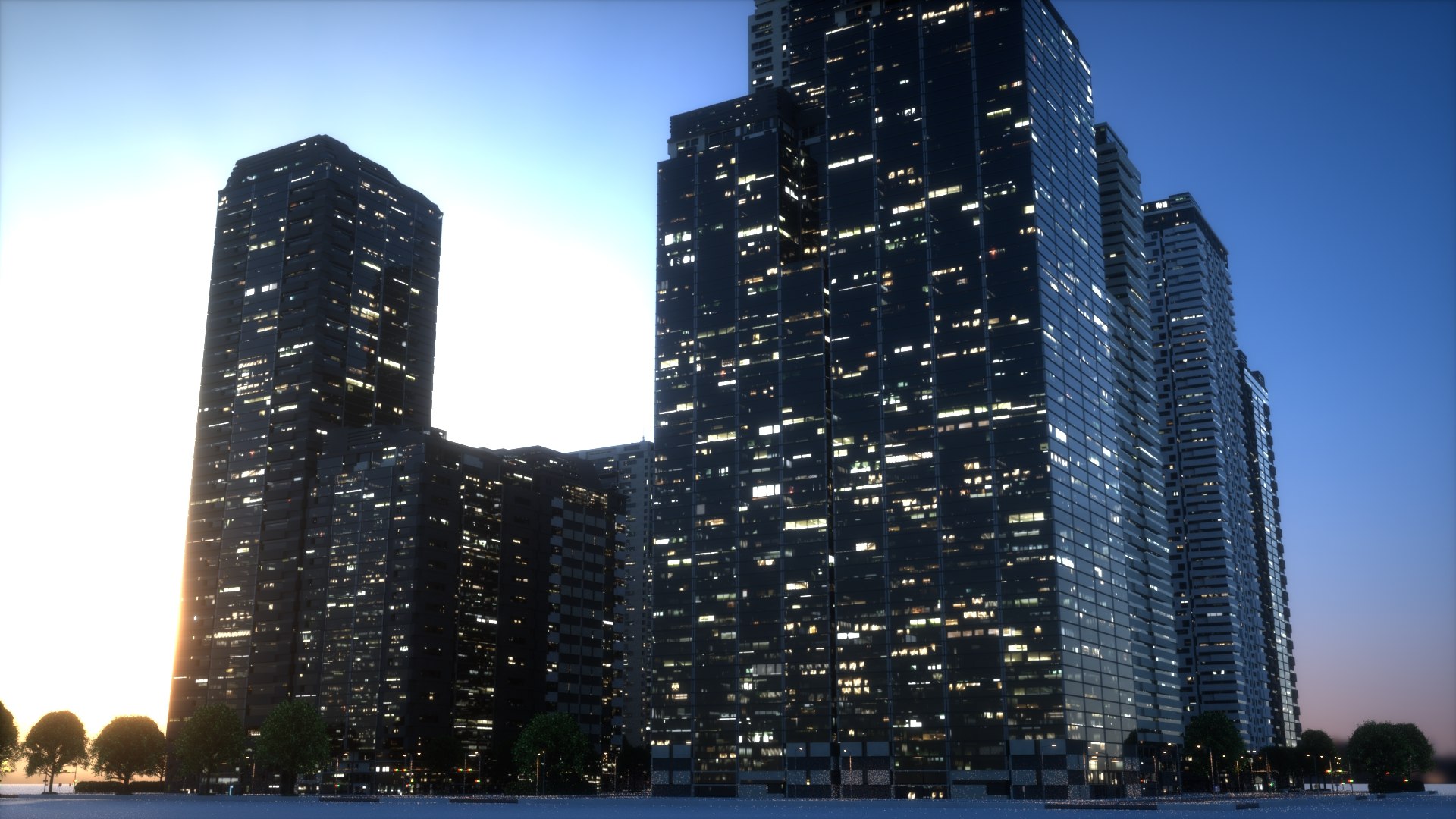 City Block Type B40 3D Model - TurboSquid 2092369