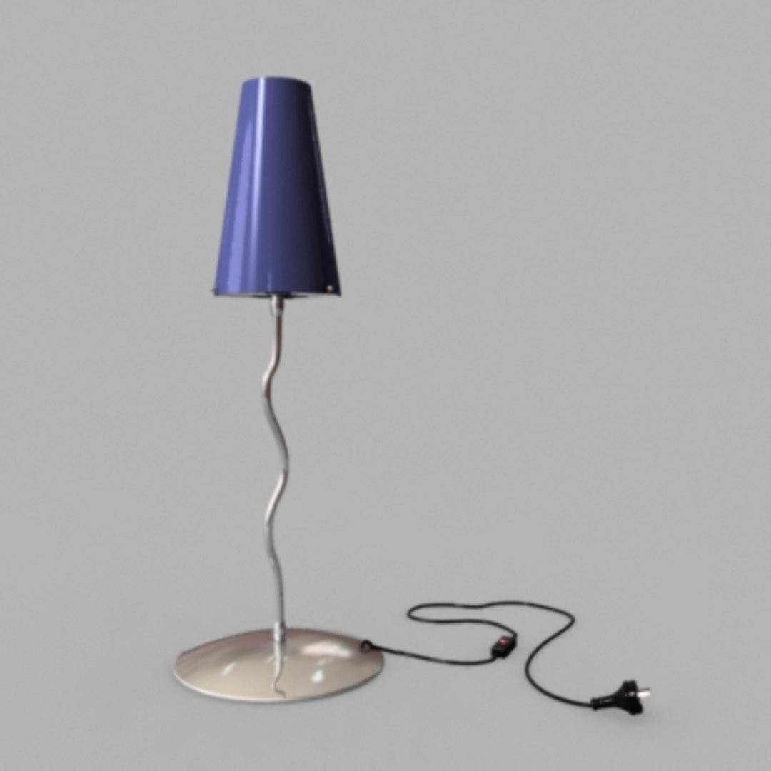 3d Model Contemporary Desk Lamp