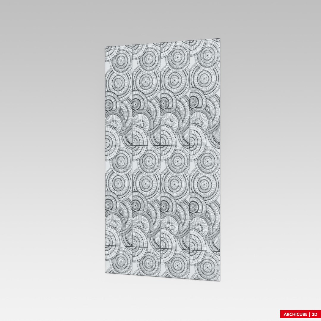 3d model wall panel