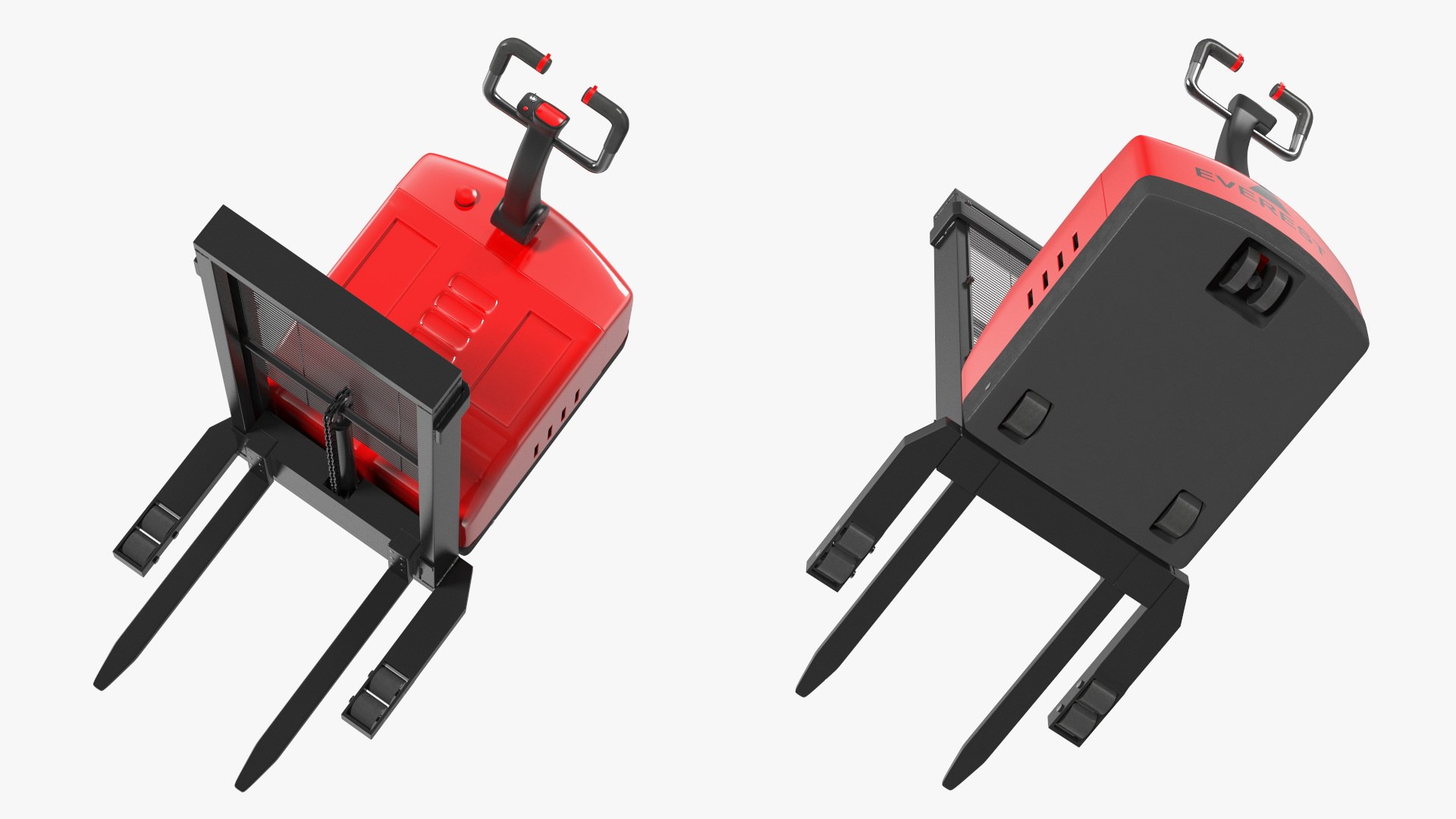 3D Powered Forklift with Fixed Legs Rigged model - TurboSquid 2142615