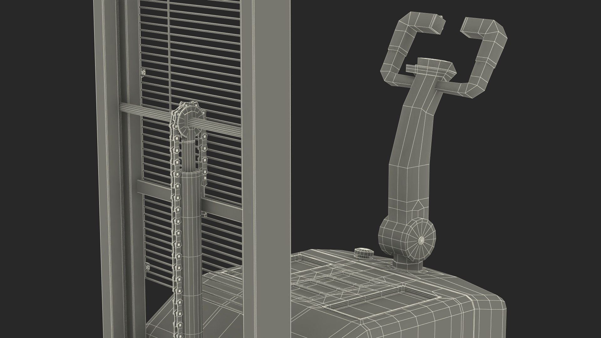 3D Powered Forklift with Fixed Legs Rigged model - TurboSquid 2142615