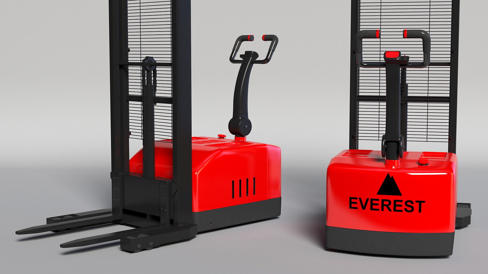 3D Powered Forklift with Fixed Legs Rigged model - TurboSquid 2142615