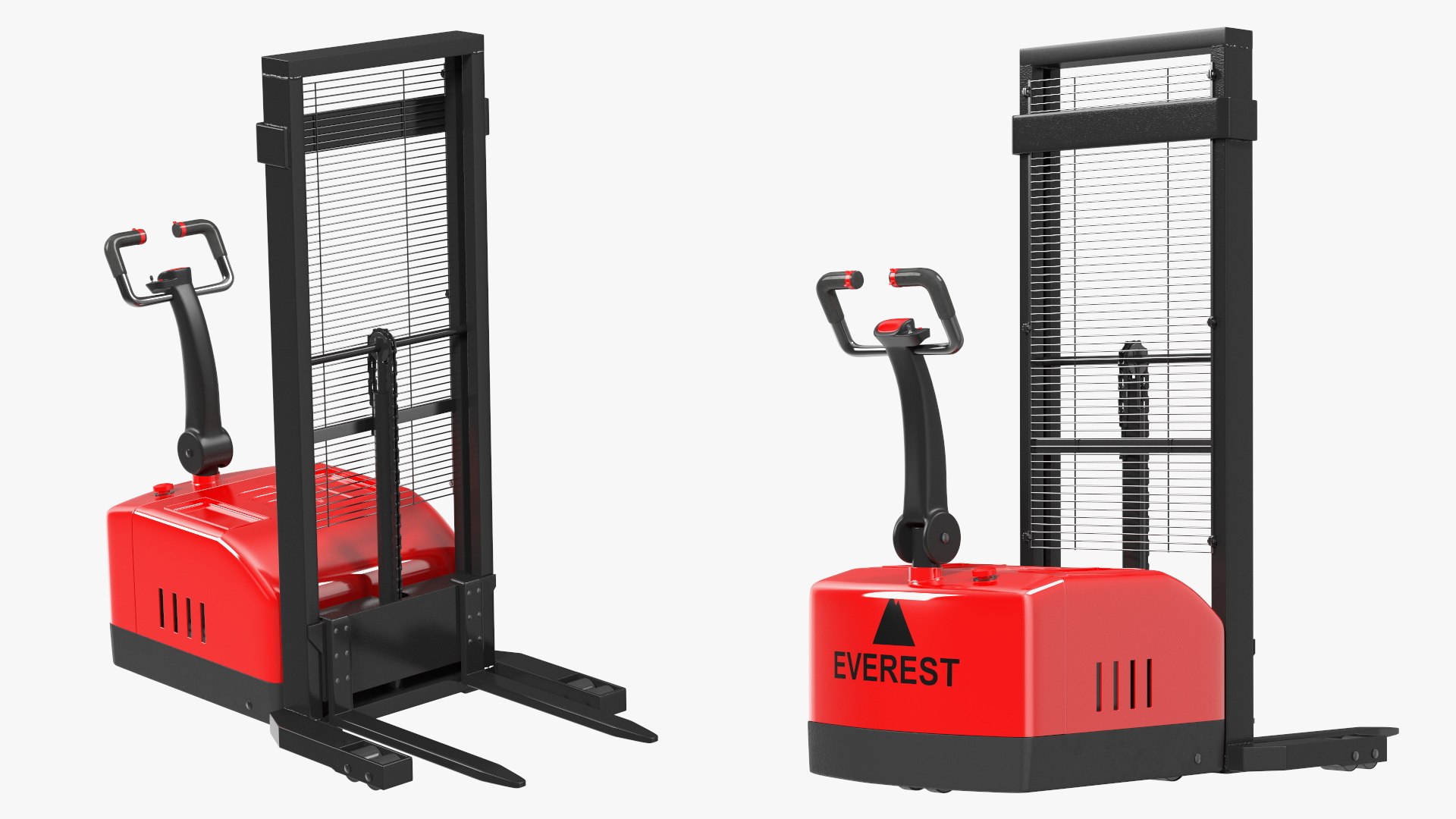 3D Powered Forklift with Fixed Legs Rigged model - TurboSquid 2142615