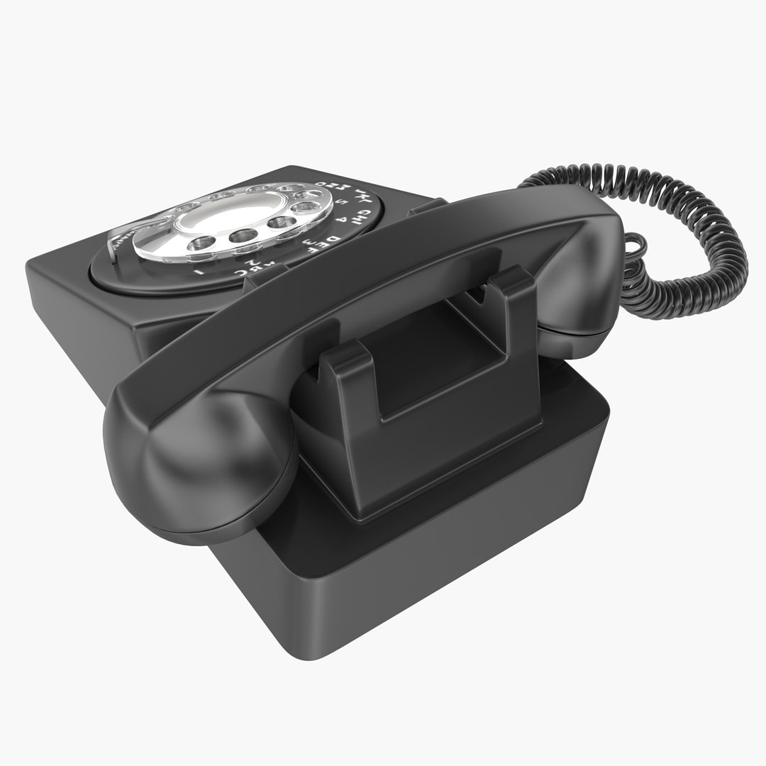 3D Old Phone - TurboSquid 835093