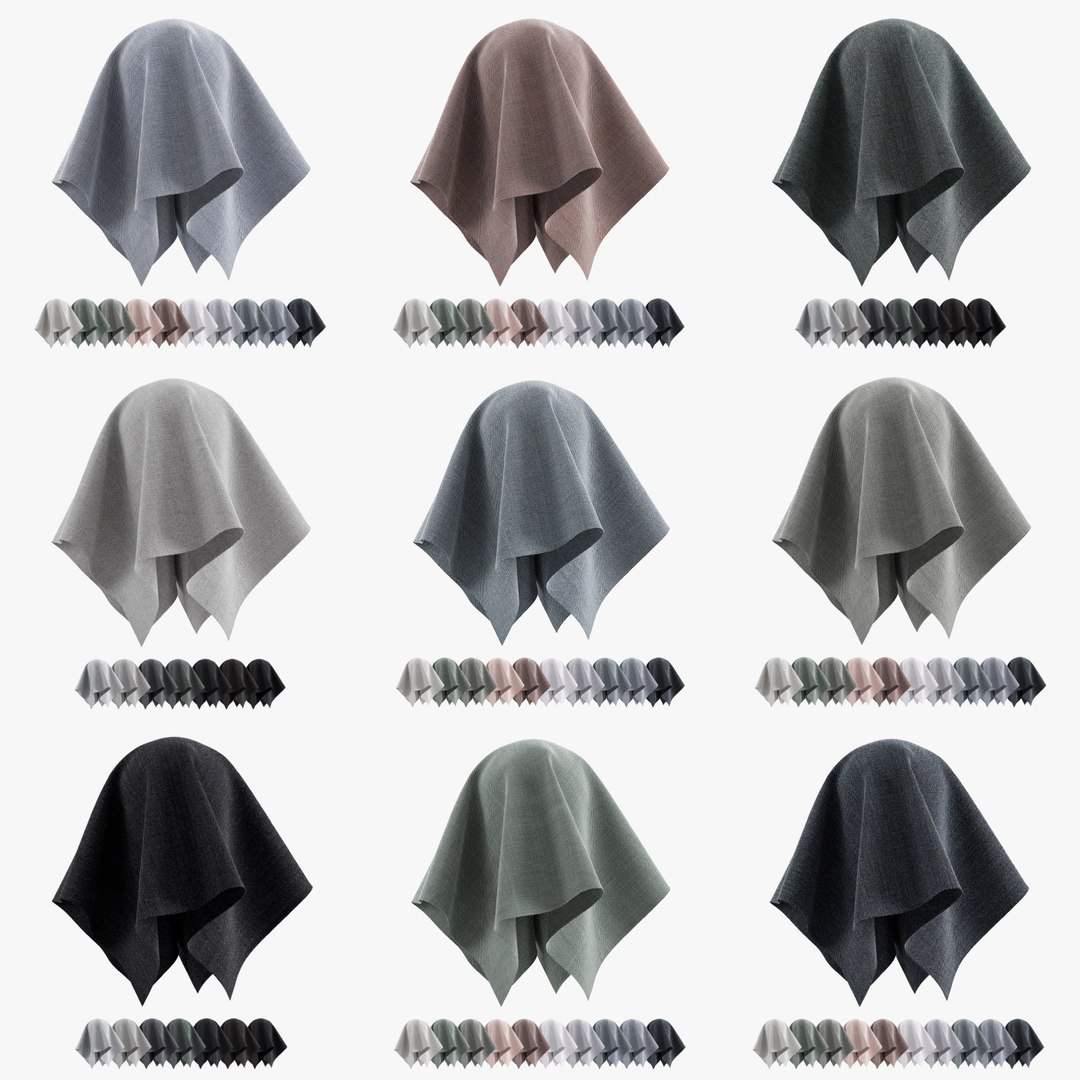 3D Keymer Textile Boulevard Collection Vol2 - TurboSquid 2204295