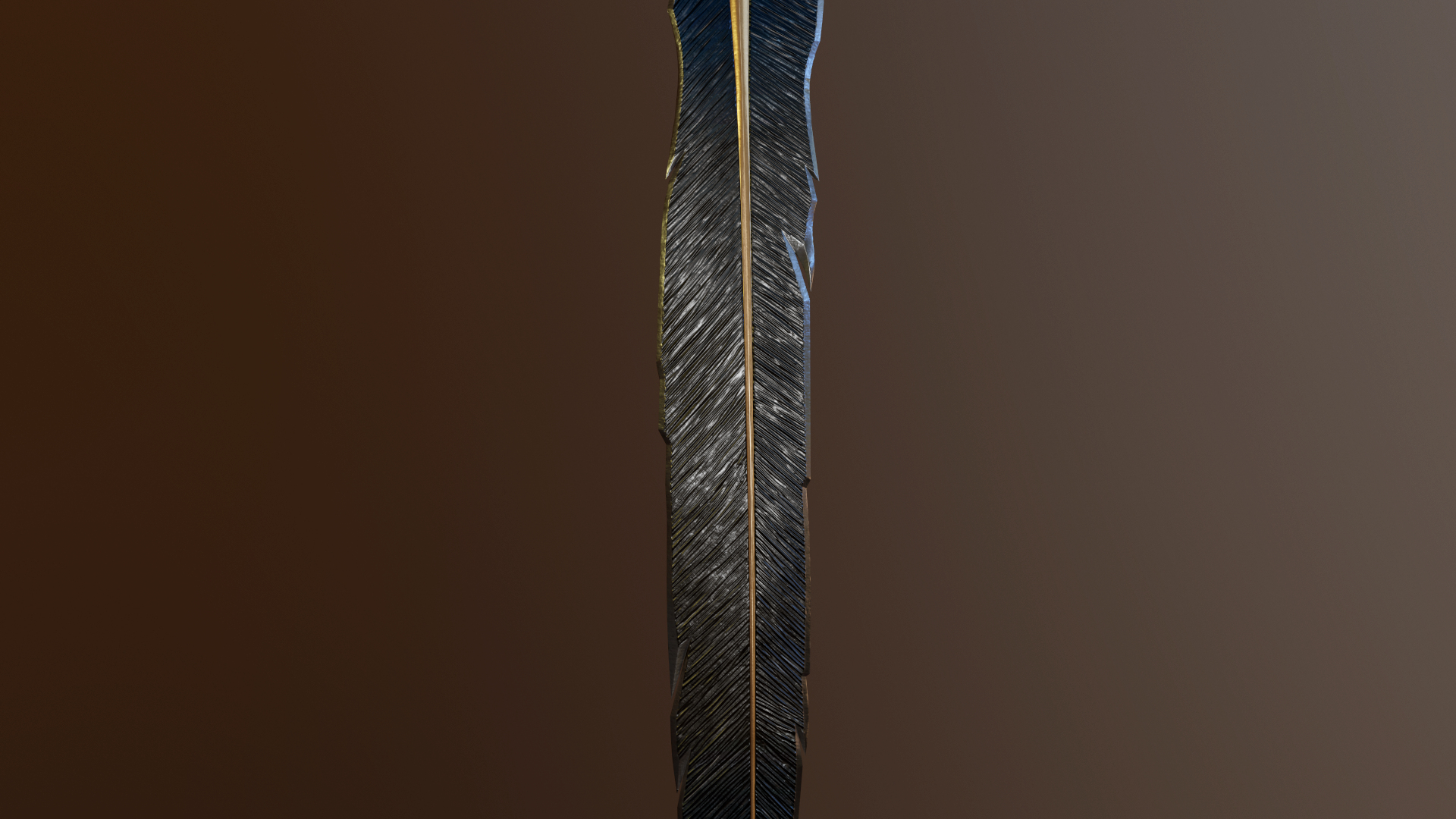 Low-Poly Model Sword Feather Raven Modelo 3D - TurboSquid 1813570