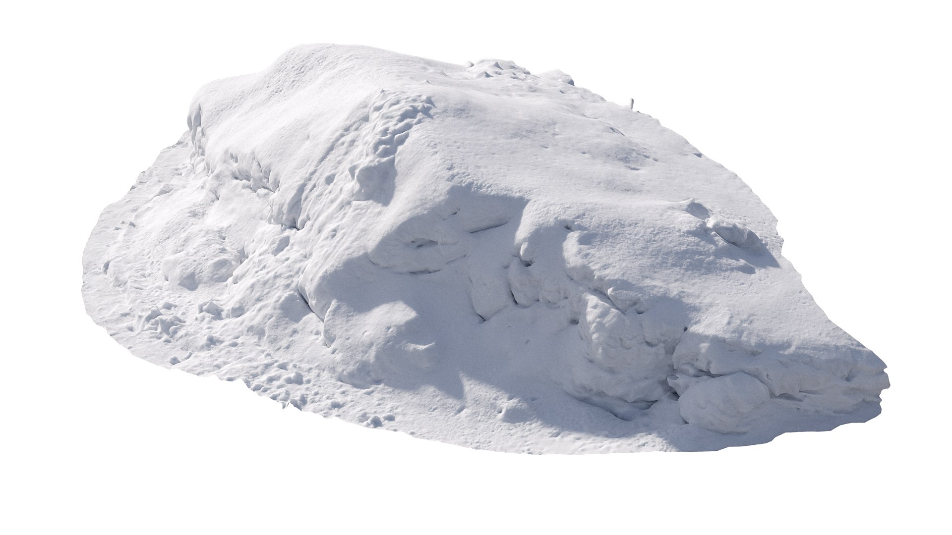 Winter Snow Pile 3D Model - TurboSquid 1889499
