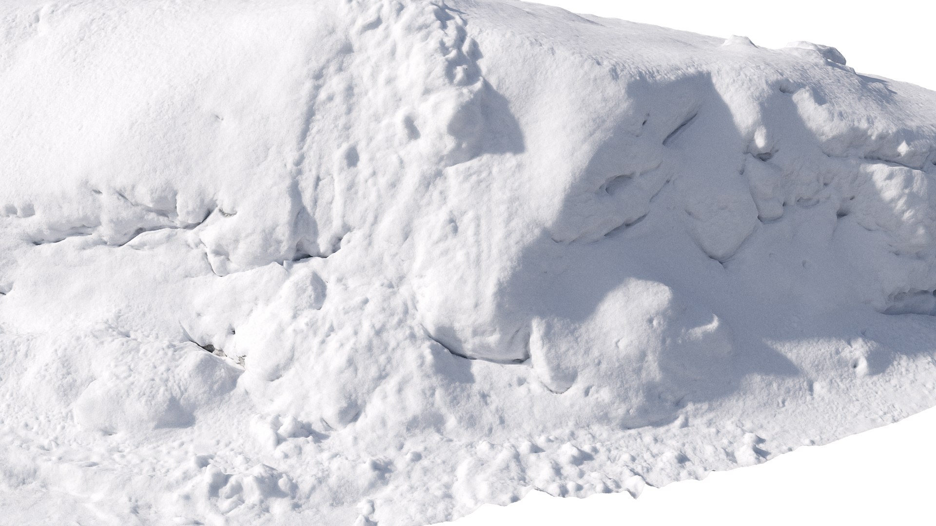 Winter Snow Pile 3D Model - TurboSquid 1889499