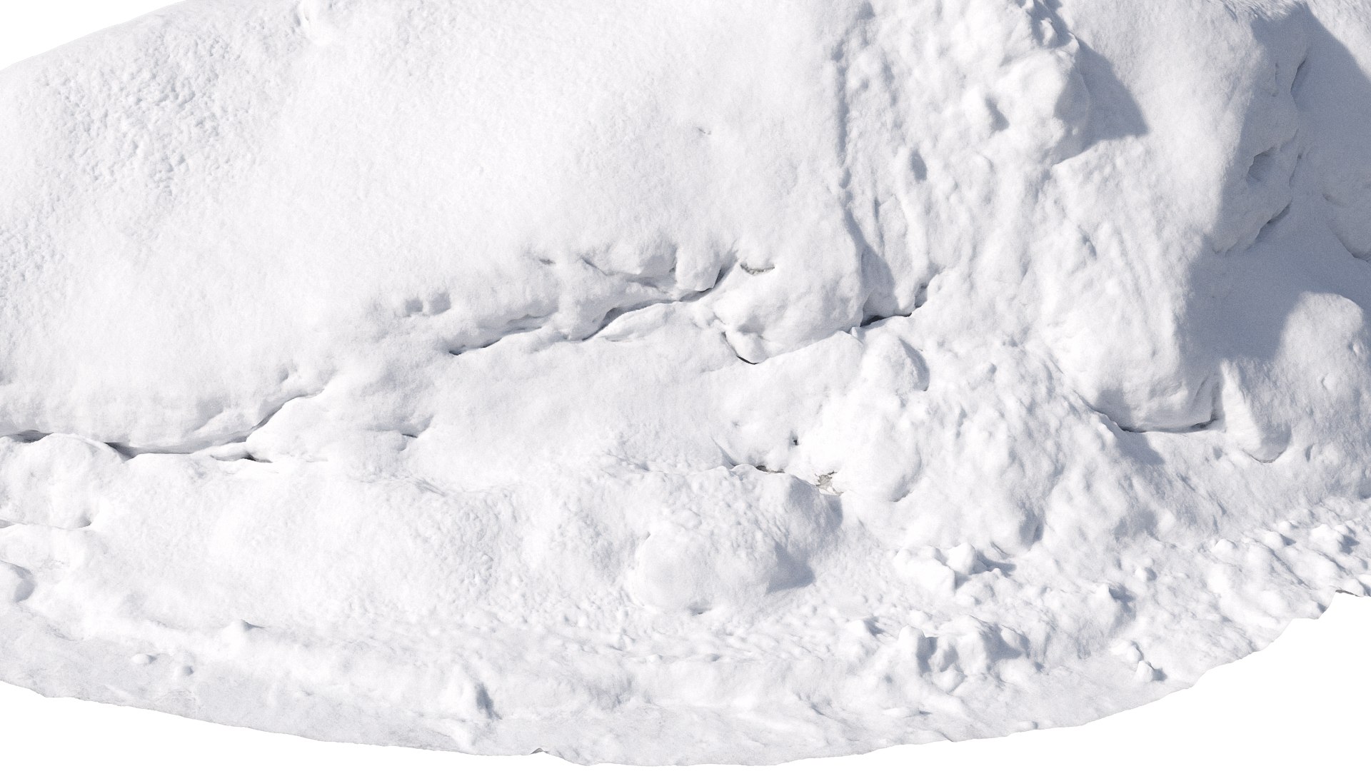 Winter Snow Pile 3D Model - TurboSquid 1889499