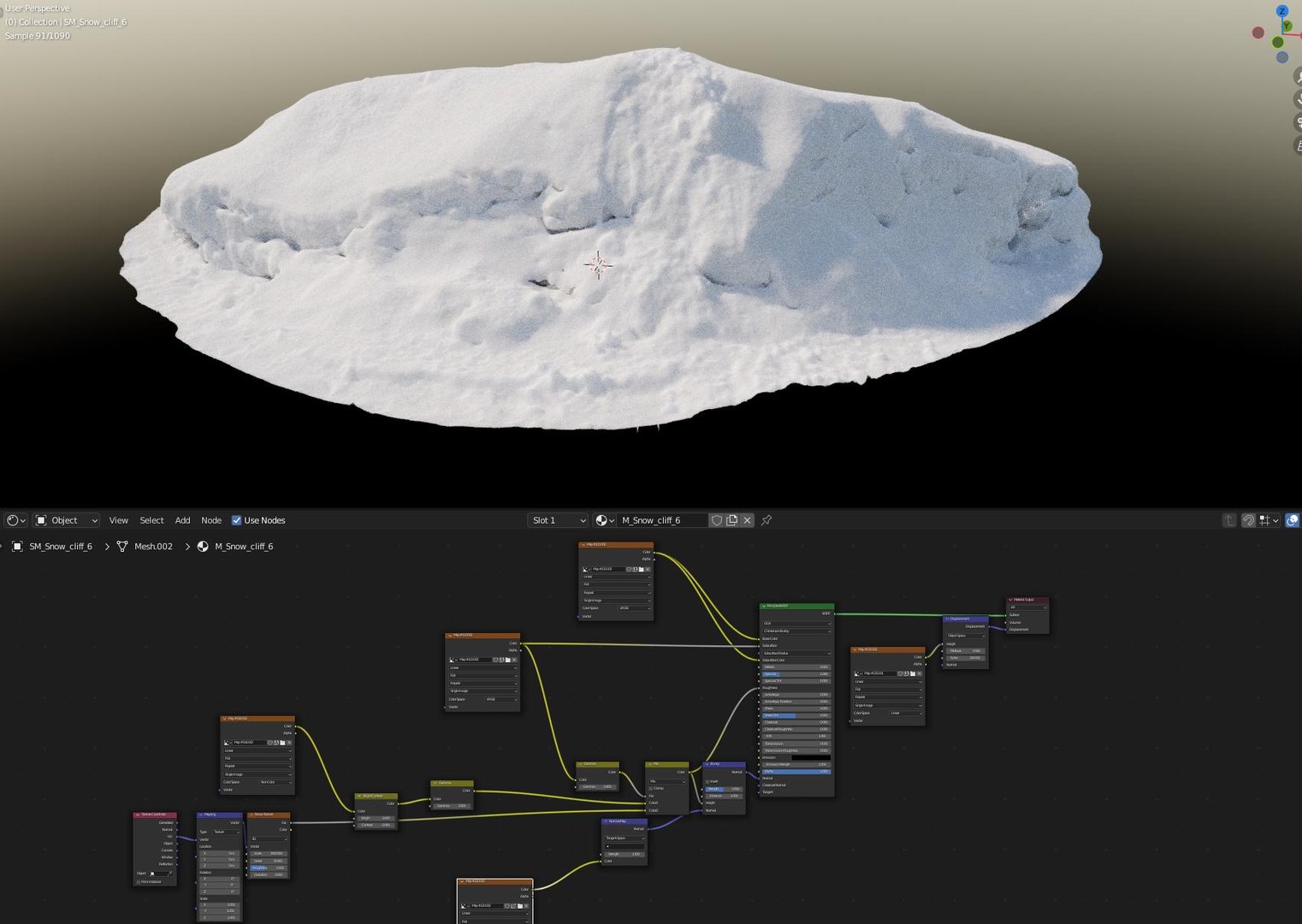 Winter Snow Pile 3D Model - TurboSquid 1889499