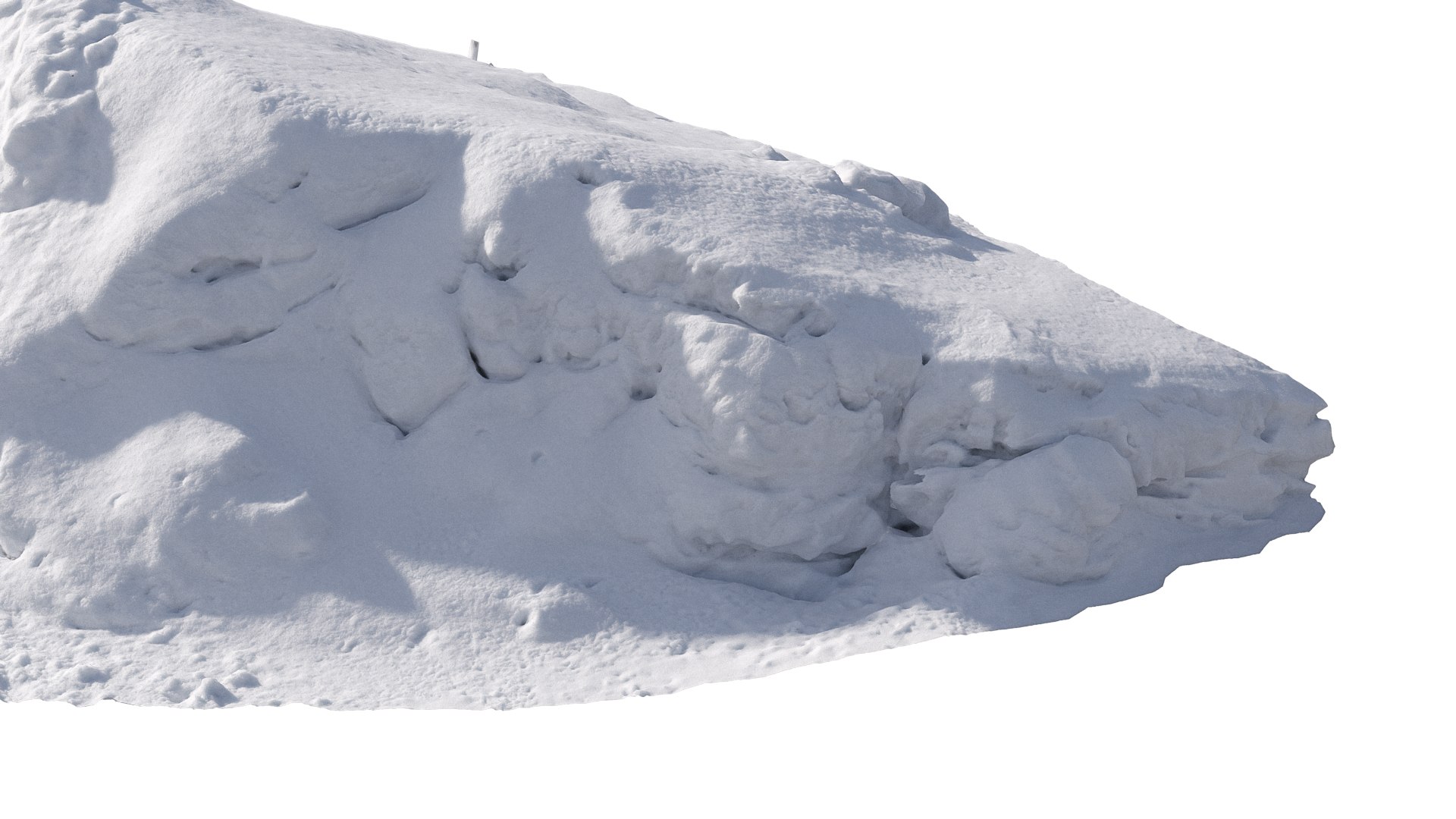 Winter Snow Pile 3D Model - TurboSquid 1889499