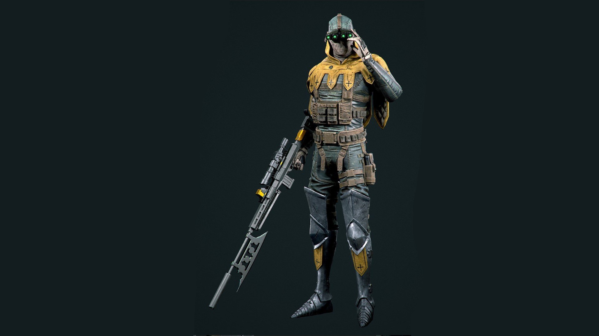Sniper Medieval Tech Model - TurboSquid 2111257