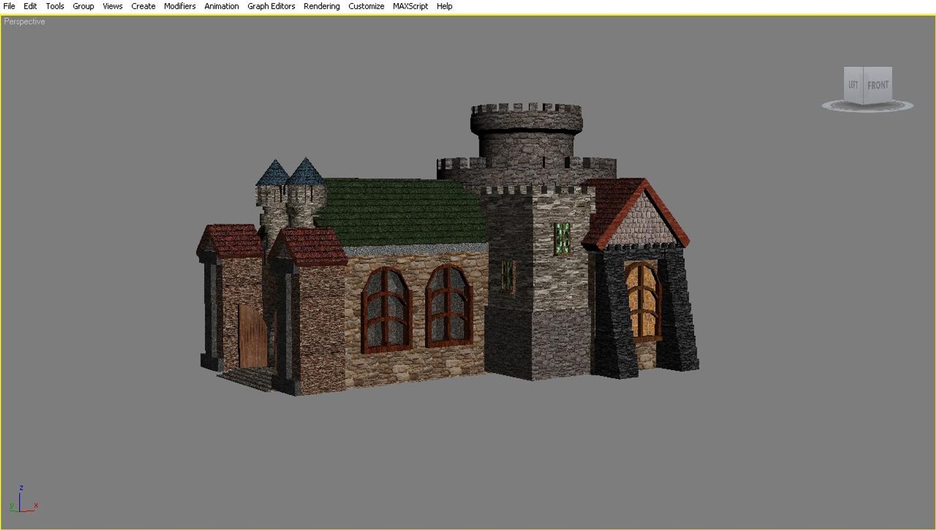 3d Castle Model