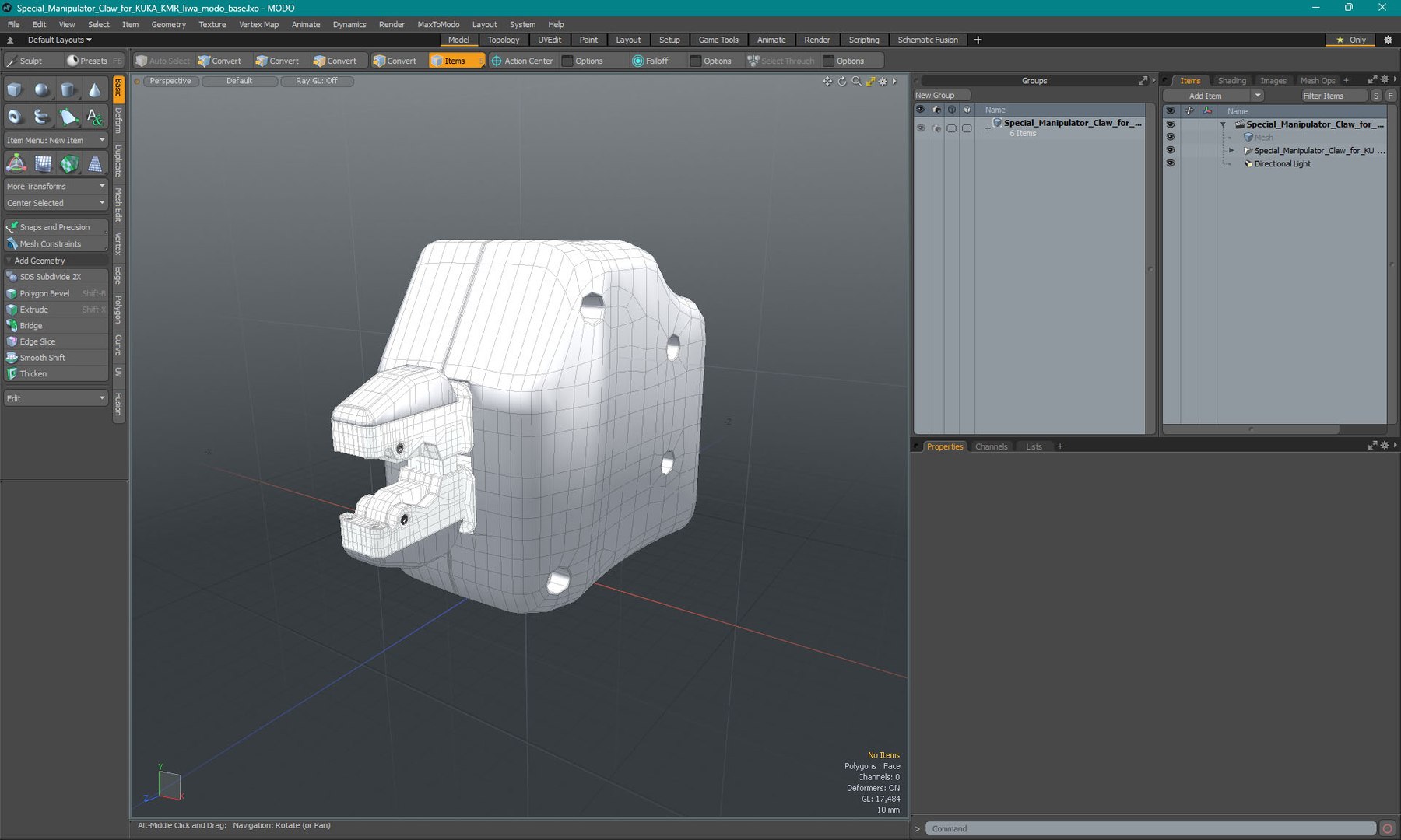 3D Special Manipulator Claw For KUKA KMR Iiwa - TurboSquid 2295496