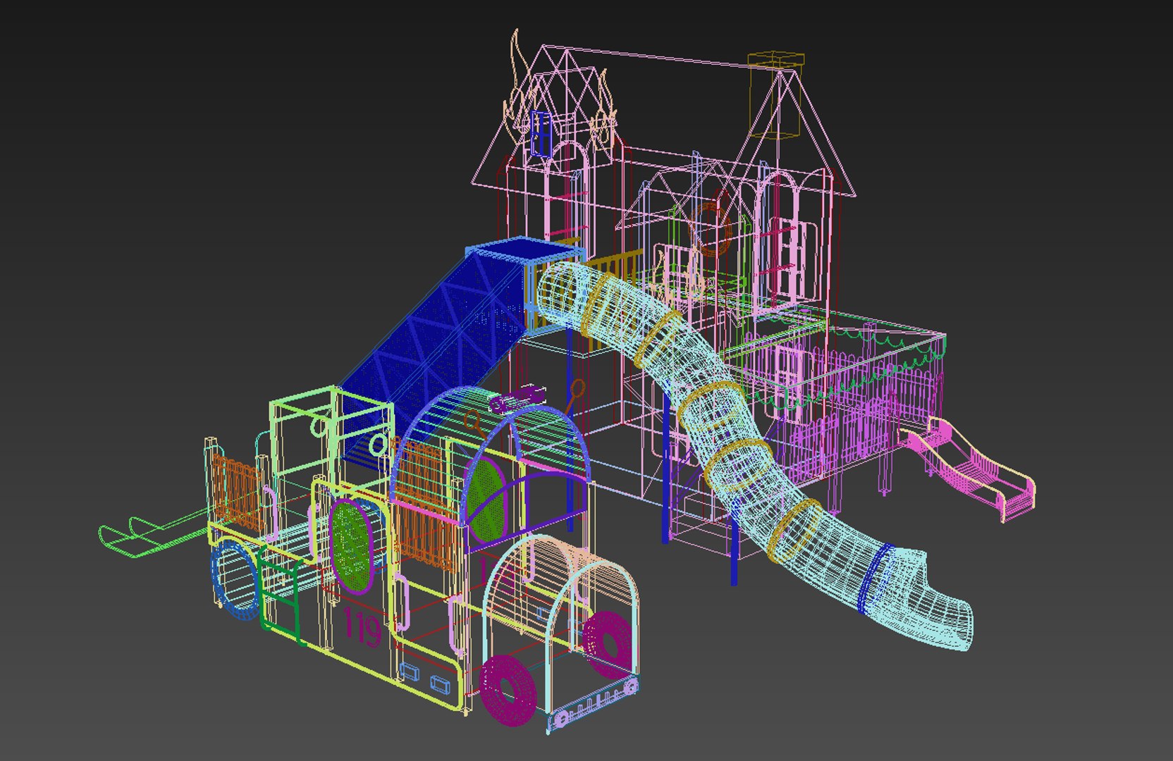 3D children s slide model - TurboSquid 1487466