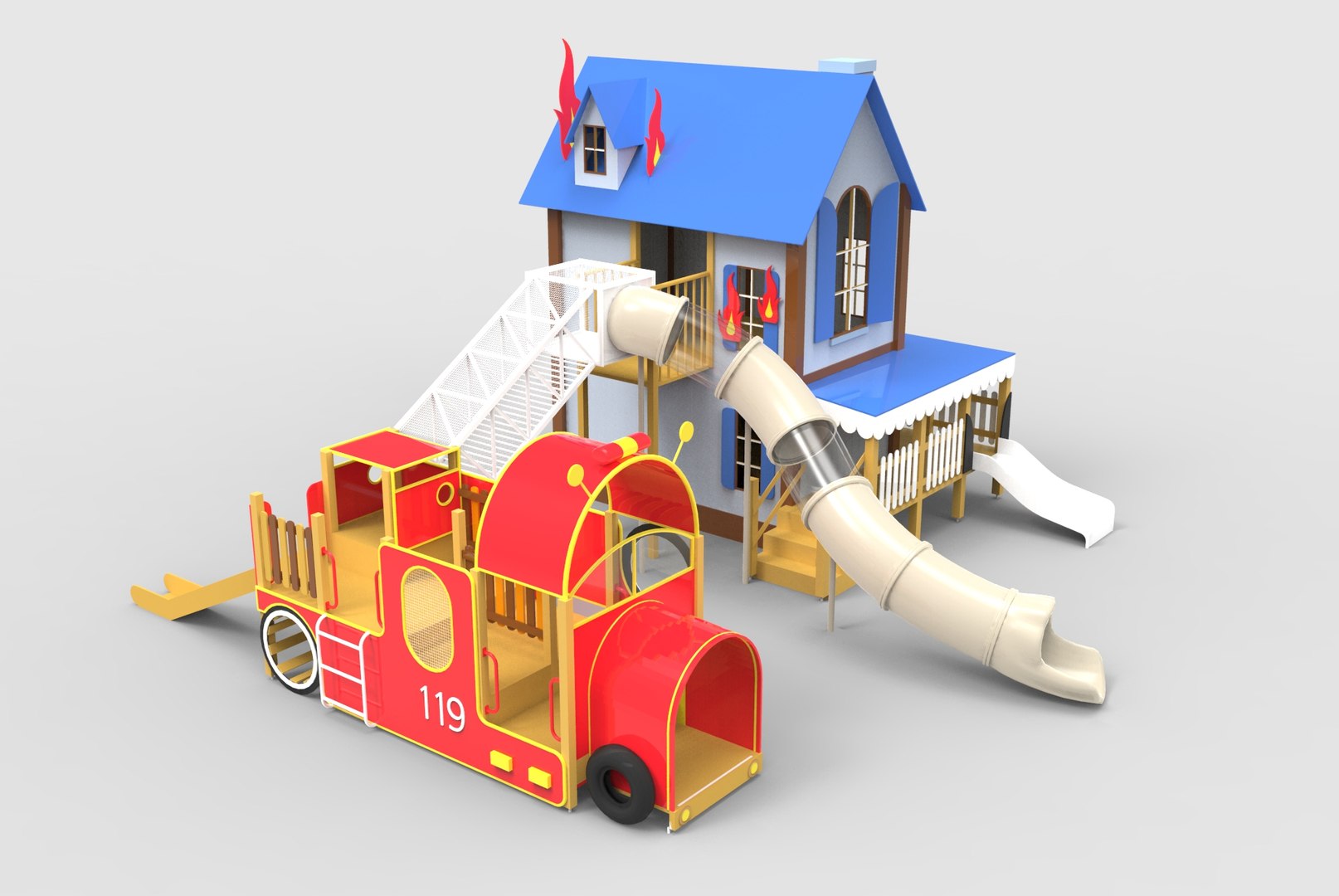 3D children s slide model - TurboSquid 1487466