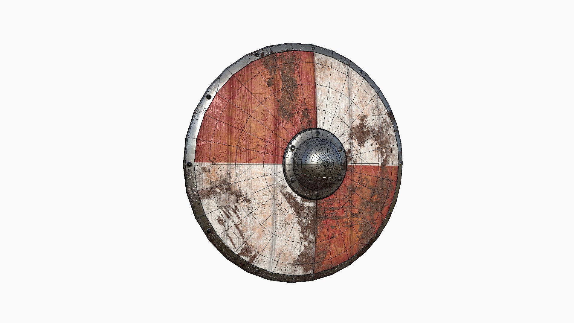 3D Viking Shield A04 Rust - Character Weapon Design - TurboSquid 2234779