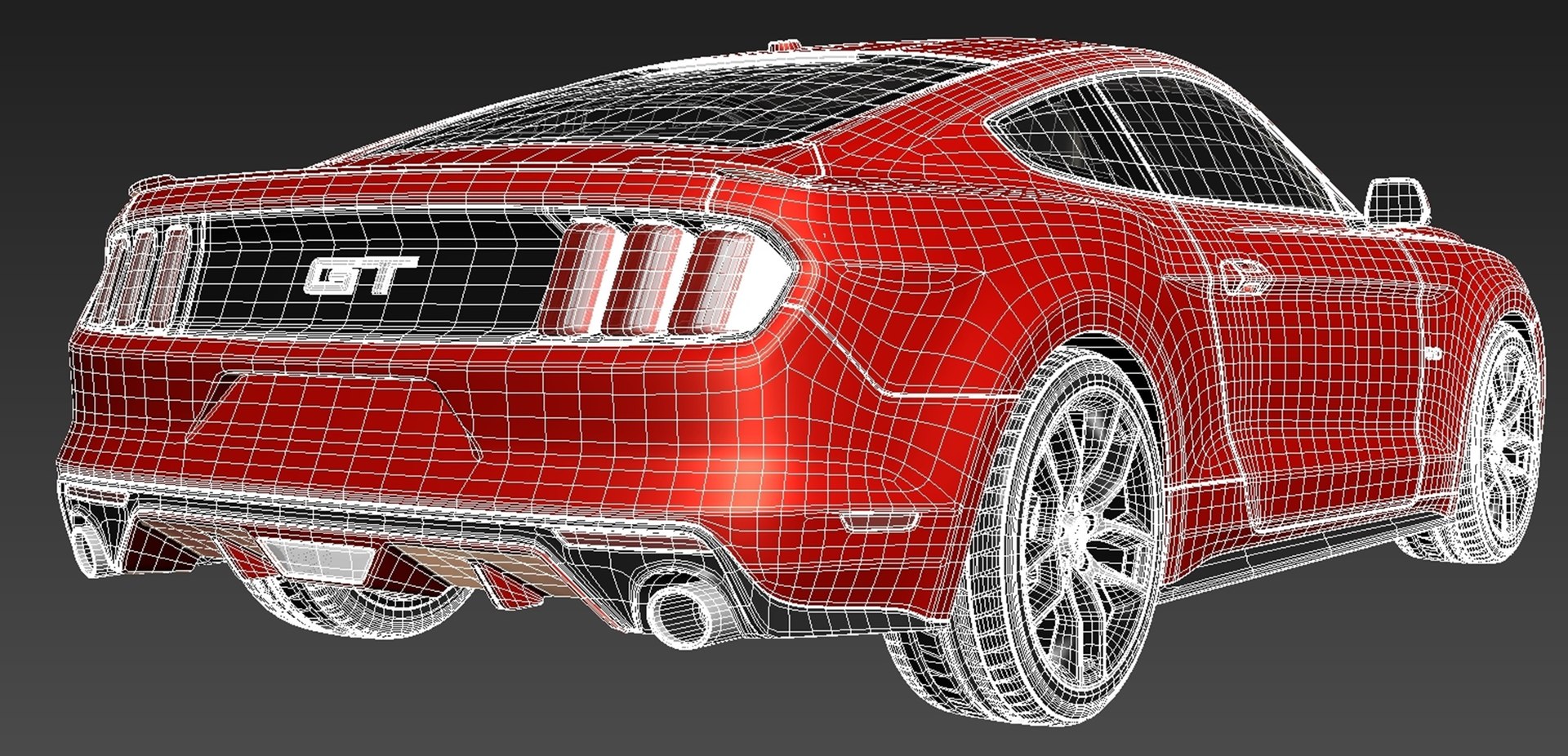 3D Ford Mustang GT 2015 - TurboSquid 2224187