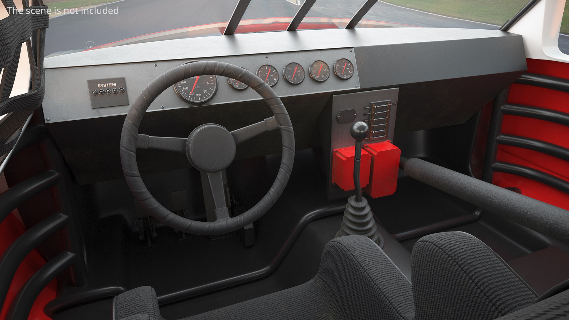 Chevrolet Monte Carlo SS Nascar Race Car Red White 3D Model ...