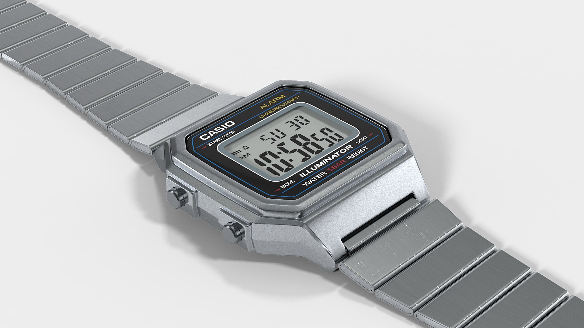 Classic Casio Illuminator Model - TurboSquid 1451101