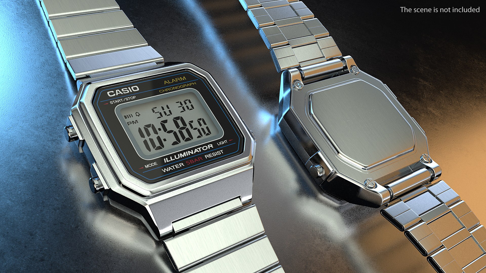 Classic Casio Illuminator Model - TurboSquid 1451101