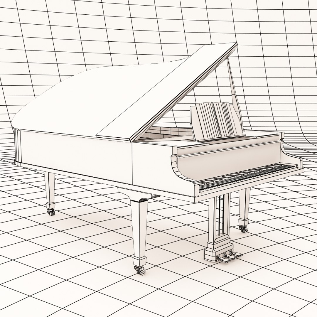 Grand Piano 3d 3ds