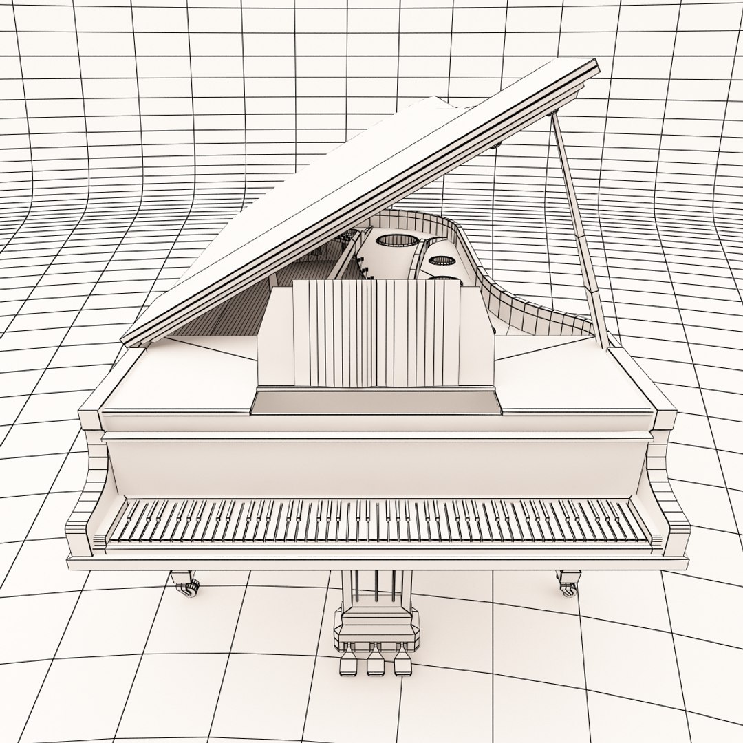 Grand Piano 3d 3ds