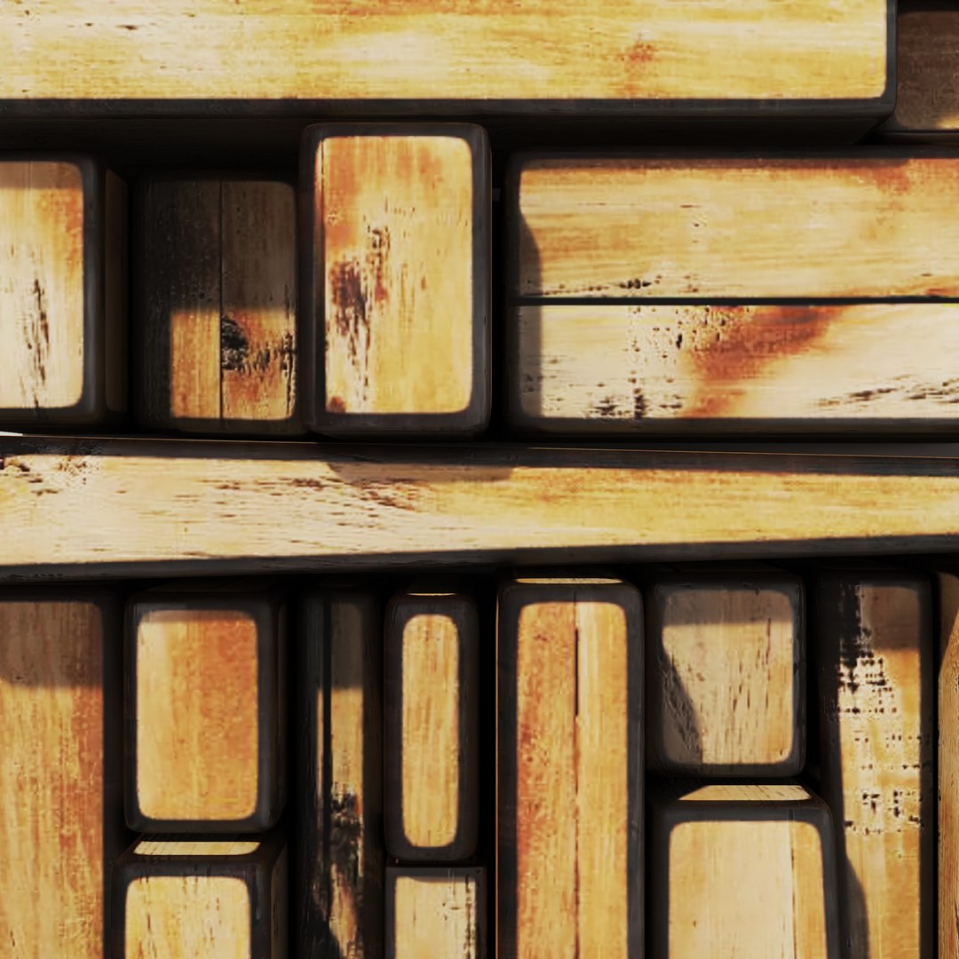 3D Model Wood Panel N7 - TurboSquid 2236246
