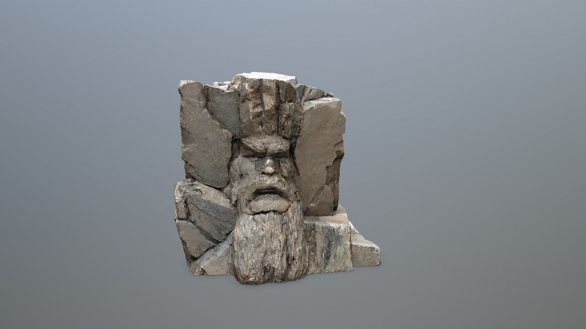 3D Mountain Face - TurboSquid 2216469