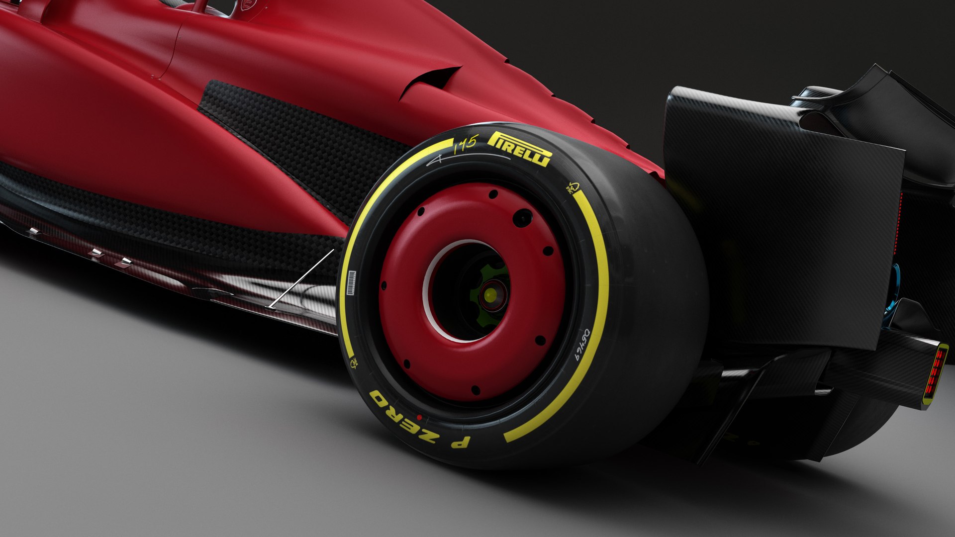 F1 Generic Red Racer 2025 Template For Livery Model - TurboSquid 2375081