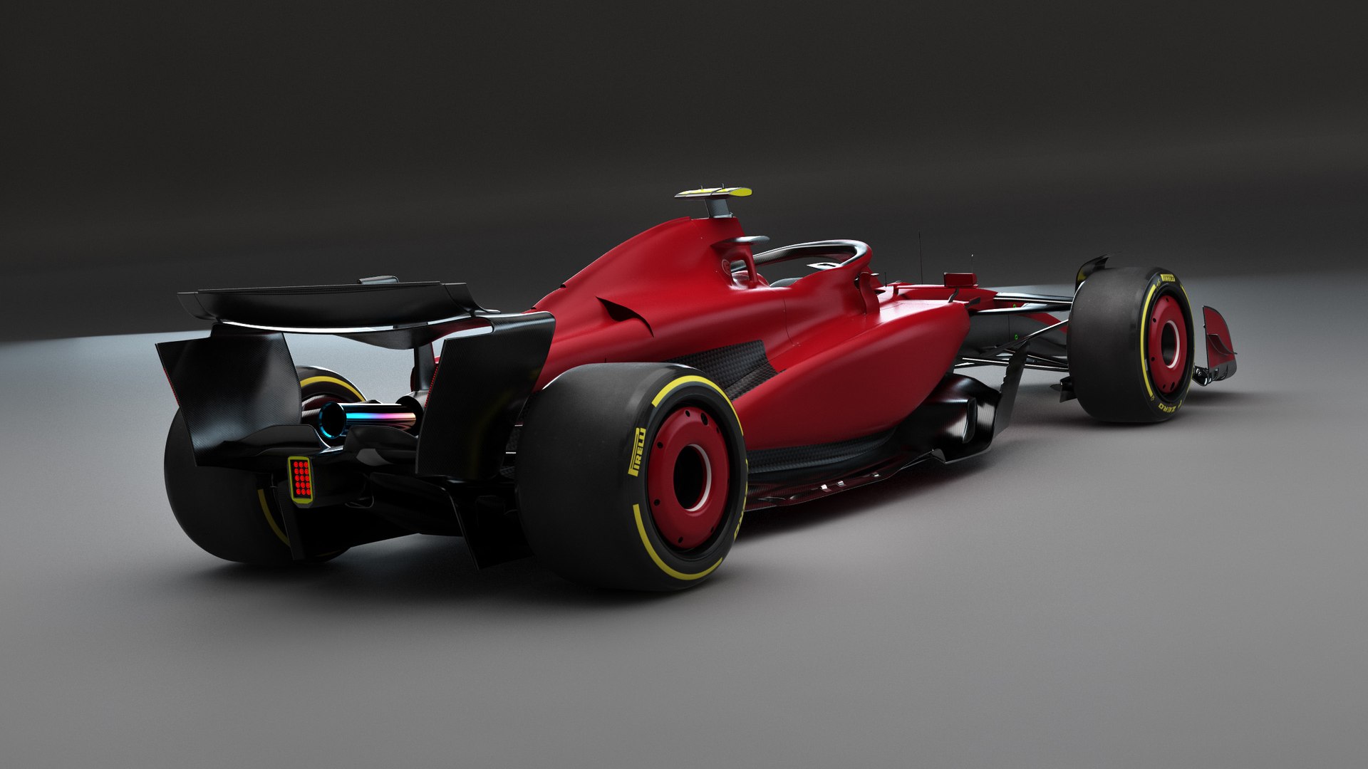 F1 Generic Red Racer 2025 Template For Livery Model - TurboSquid 2375081