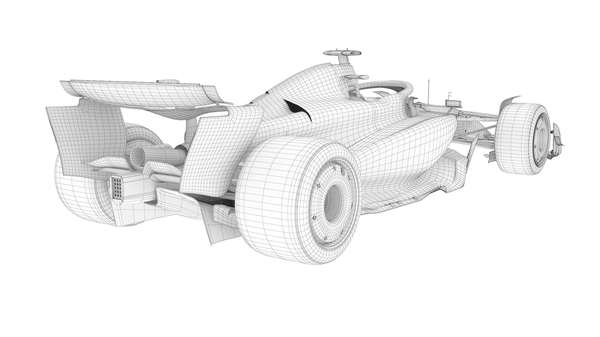 F1 Generic Red Racer 2025 Template For Livery Model - TurboSquid 2375081