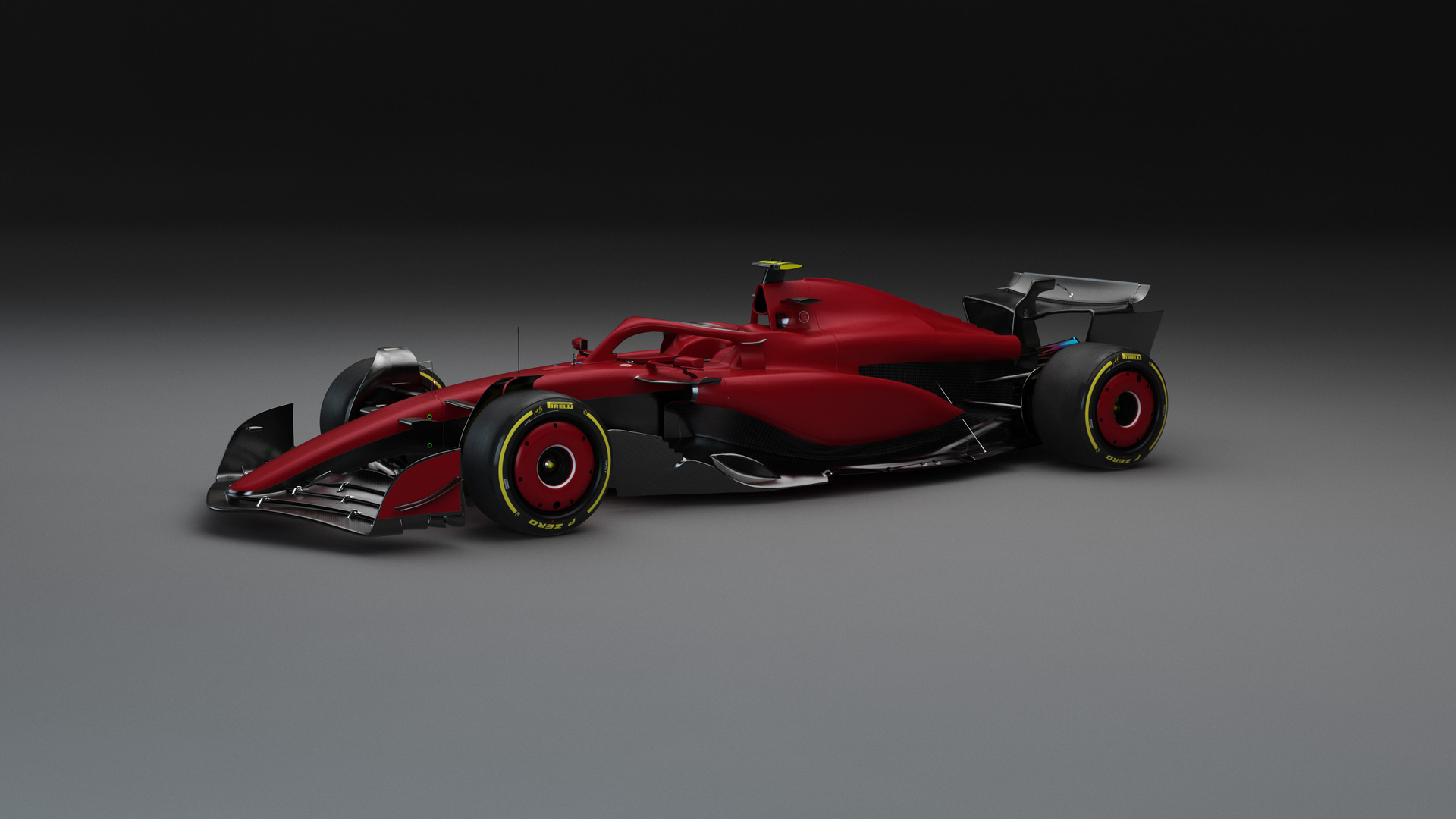 F1 Generic Red Racer 2025 Template For Livery Model - TurboSquid 2375081