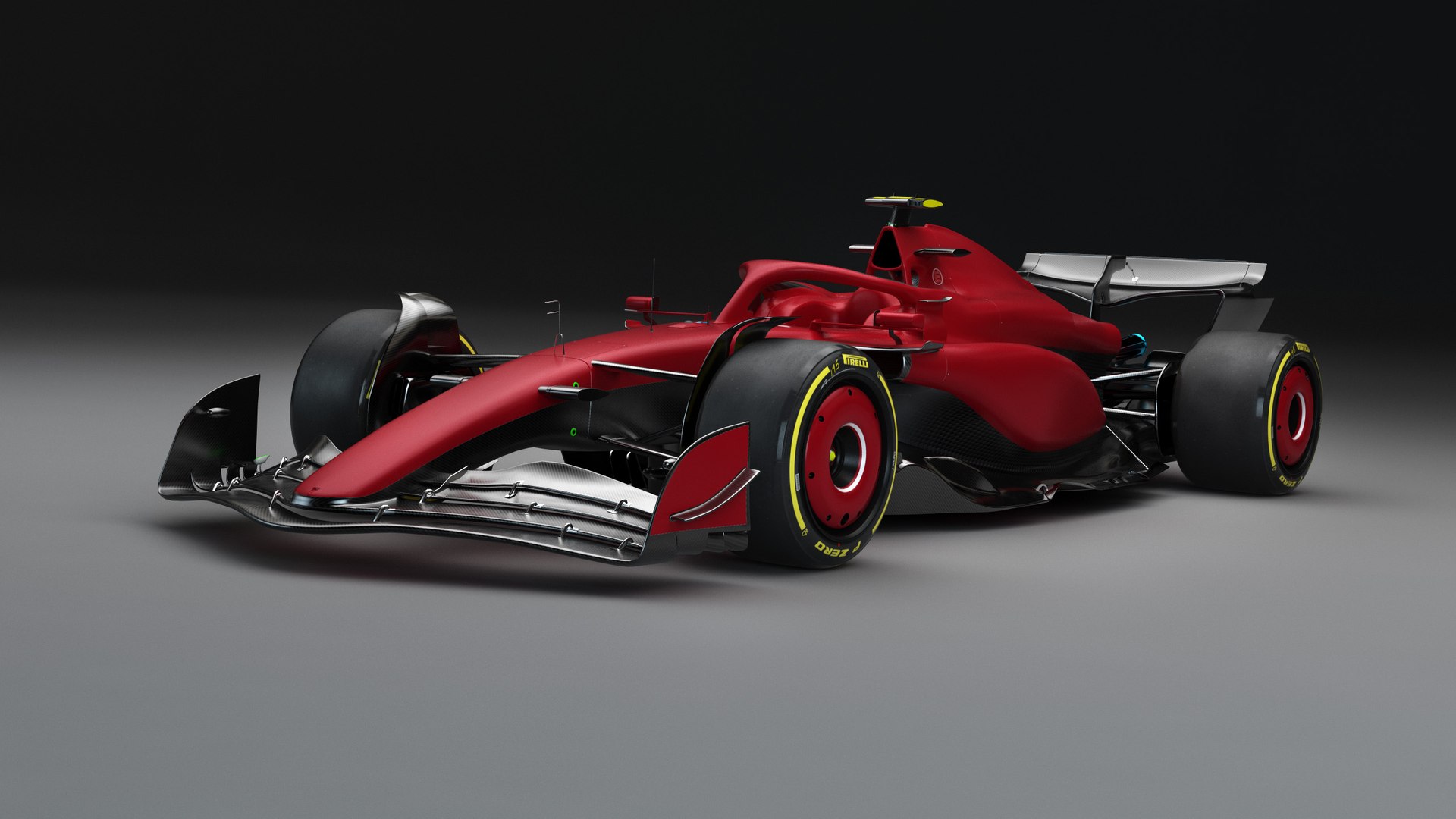 F1 Generic Red Racer 2025 Template For Livery Model - TurboSquid 2375081