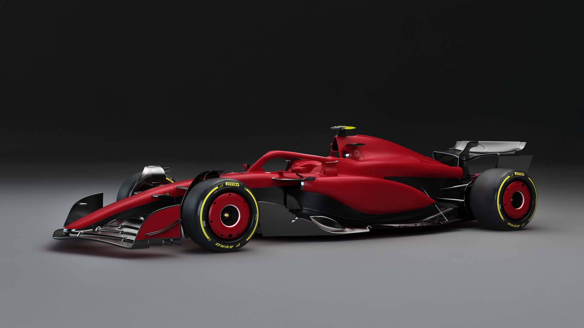 F1 Generic Red Racer 2025 Template For Livery Model - TurboSquid 2375081