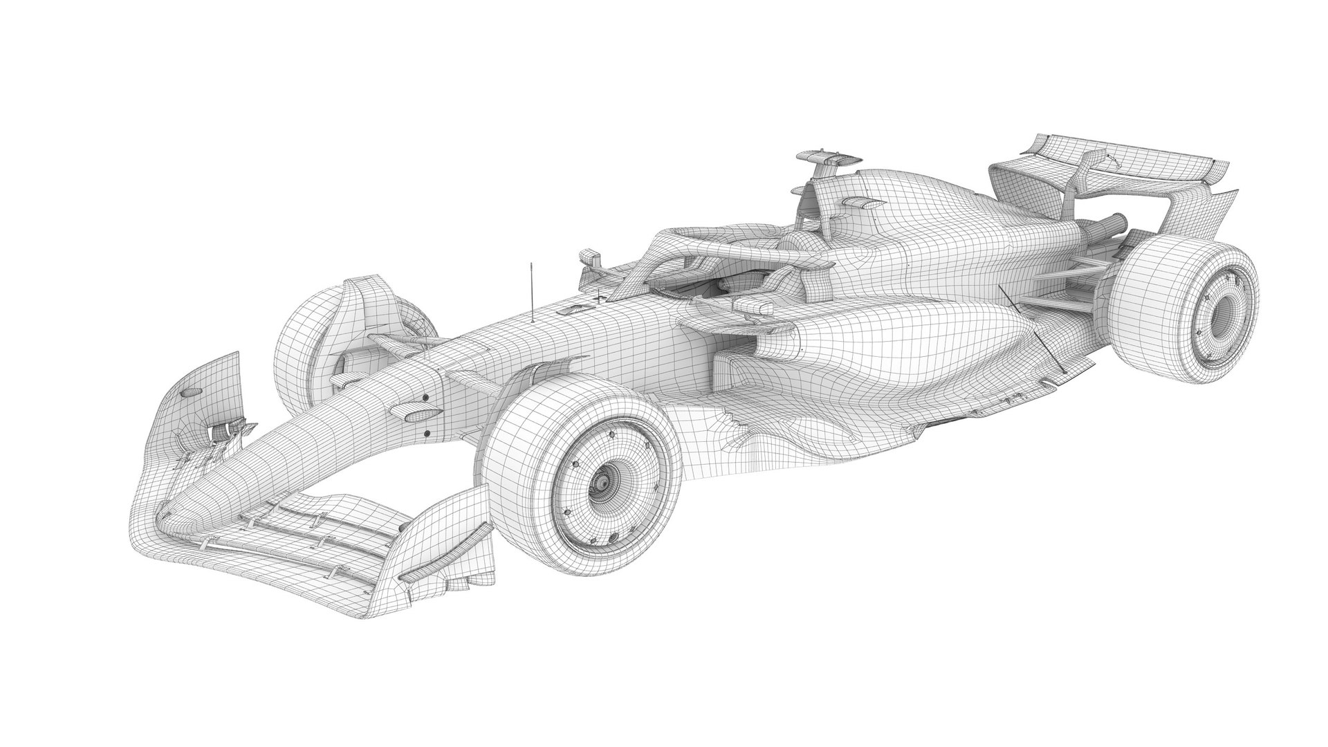 F1 Generic Red Racer 2025 Template For Livery Model - TurboSquid 2375081