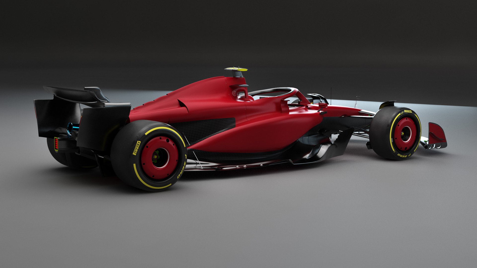 F1 Generic Red Racer 2025 Template For Livery Model - TurboSquid 2375081
