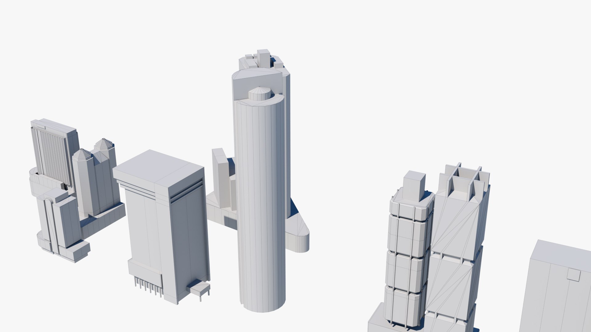 Singapore 1 Skyscrapers Model - TurboSquid 1236456