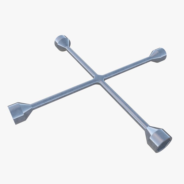 lug wrench 3d model