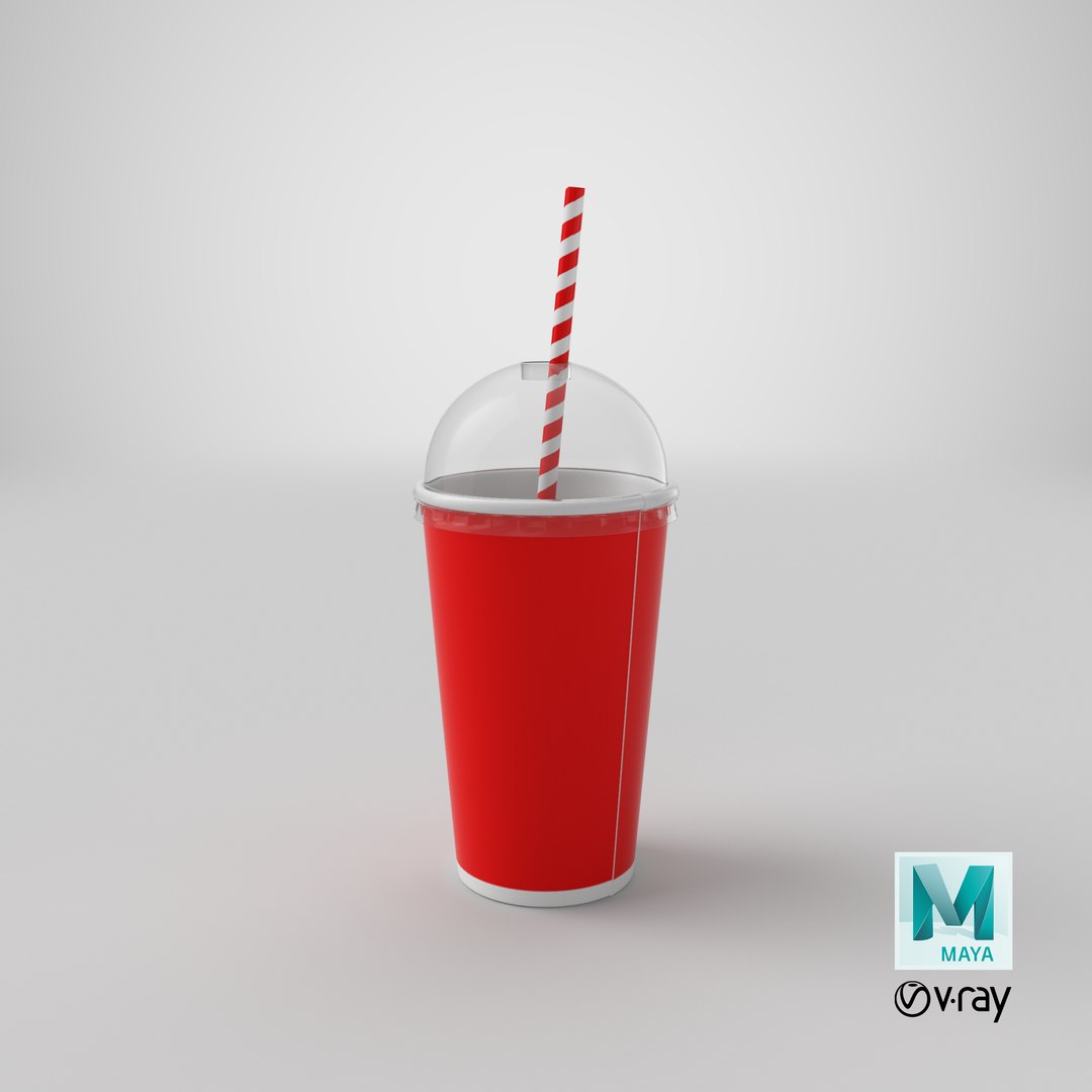 Cup milkshake paper 3D - TurboSquid 1395866
