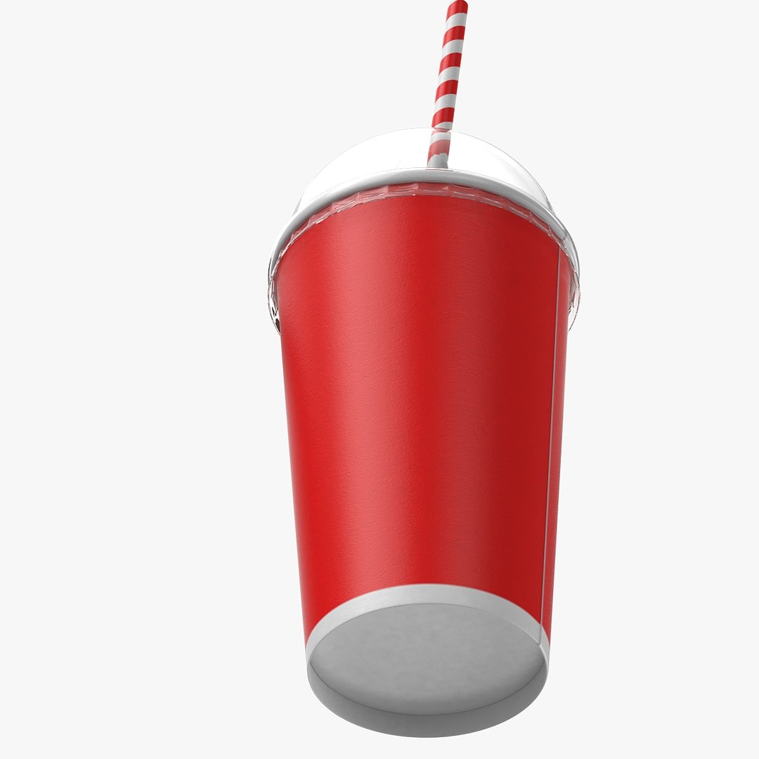 Cup milkshake paper 3D - TurboSquid 1395866