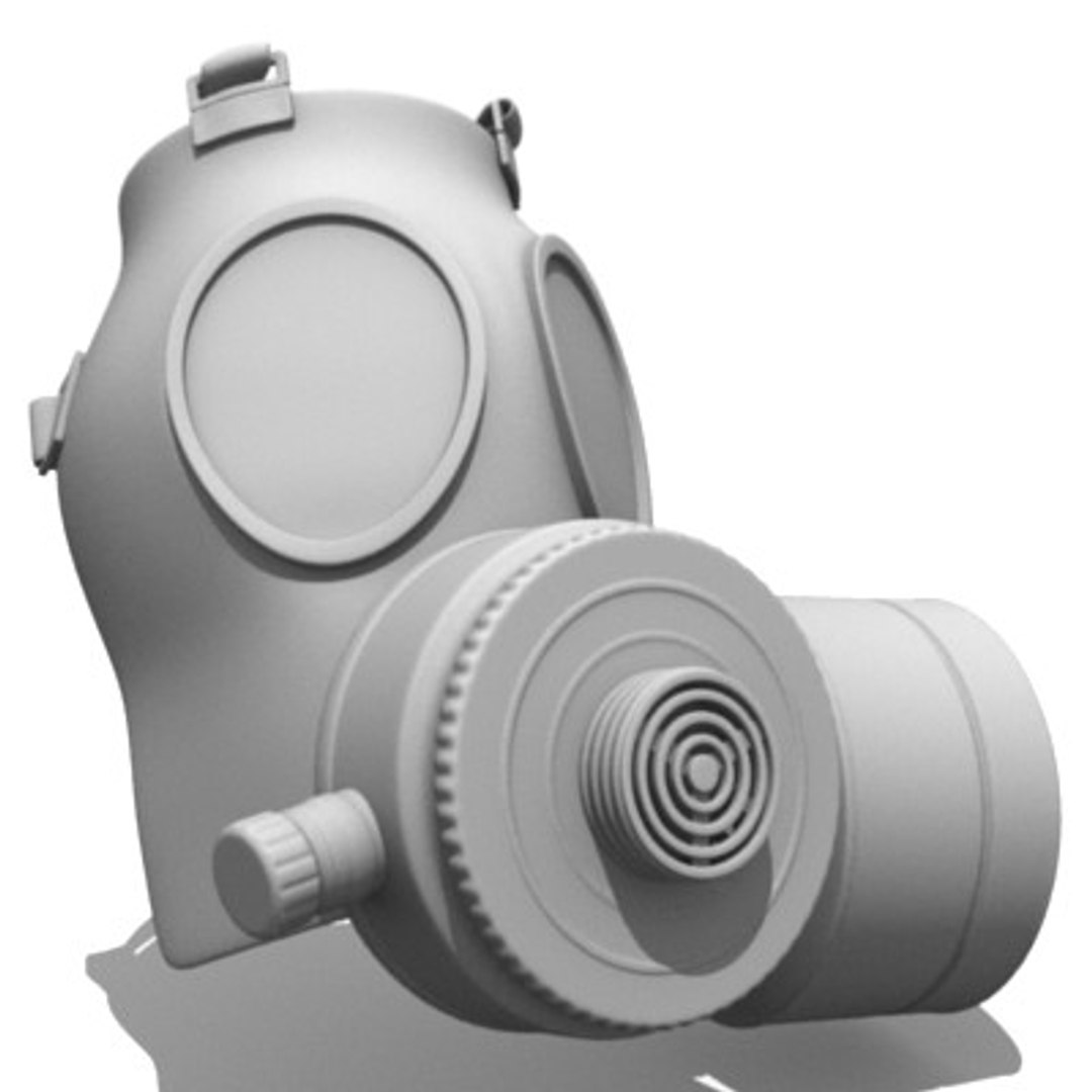 3d Model Of Gas Mask